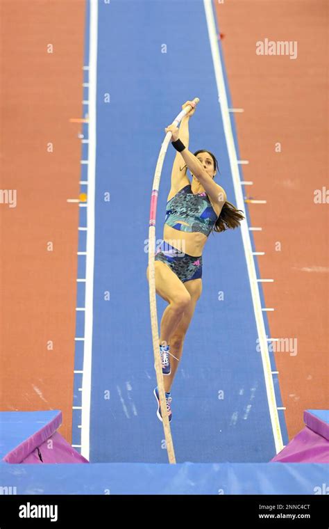 Birmingham Uk 25 February 2023 Stefanidi Aikaterini Gre Womens Pole