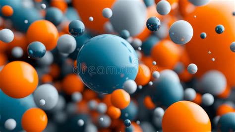 For A Presentation Slide Shiny 3d Blobs Represent Data Points And