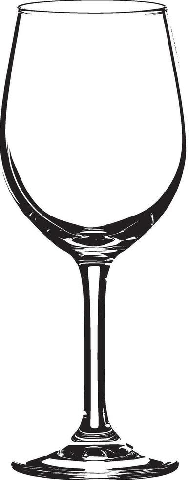 A Drawing Of A Wine Glass 55706379 Vector Art At Vecteezy