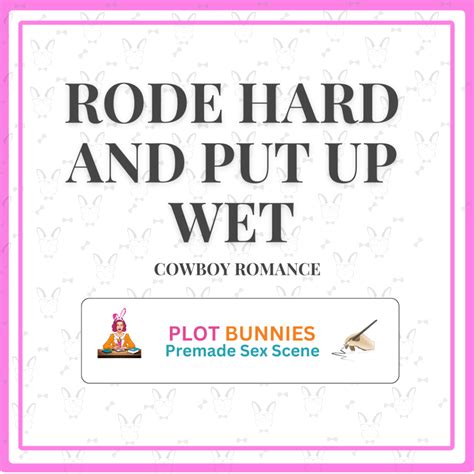 Plot Bunnies Pre Written Sex Scenes Author Bunnies