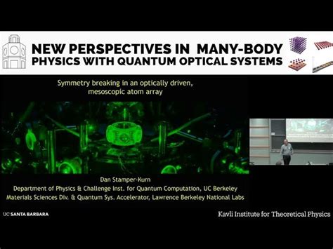 Free Video Symmetry Breaking In An Optically Driven Mesoscopic Atom Array From Kavli Institute