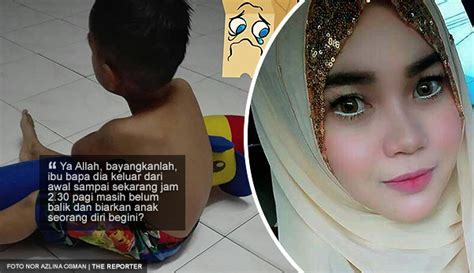 Jam Pagi Budak Kecil Ini Menangis Seperti Histeria Di Tengah Jalan Dan Hujan Lebat The