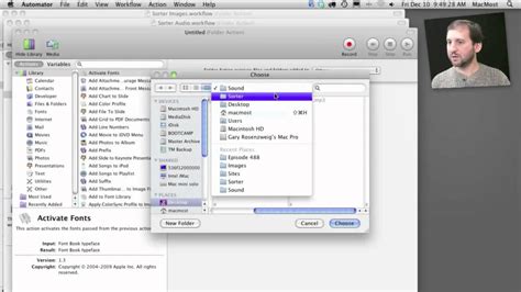 How To Sort Files Into Folders Using Automator On Mac Os X Operating Systems Wonderhowto