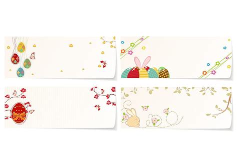 부활절 배너 벡터 Ai Eps Uidownload