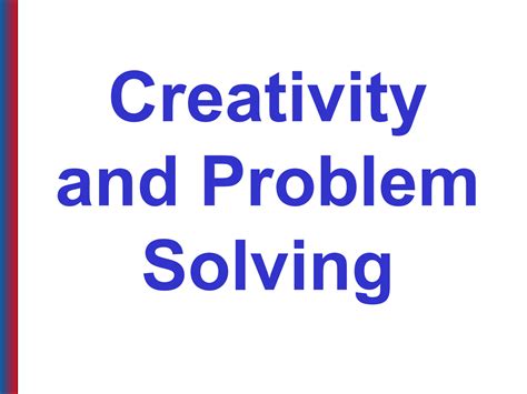 SOLUTION Creativity Problem Solving Ppt Studypool