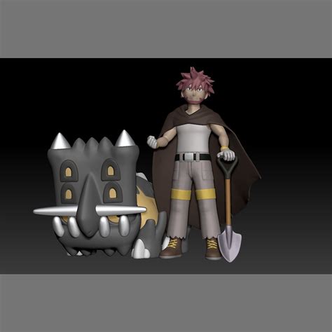 Stl File Pokemon Sinnoh Gym Leader Byron・model To Download And 3d Print