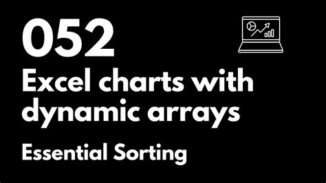 Excel Charts With Dynamic Arrays 052 Essential Sorting Youtube