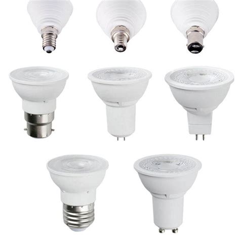 Led Spotlight Bulbs Gu10 Mr16 Gu53 E27 B22 E14 E12 B15 Dimmable Ac220v