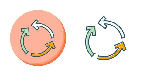 Cycle Arrow Vector Icon Vector Art At Vecteezy