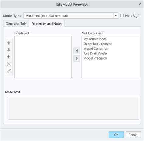 Edit Model Properties