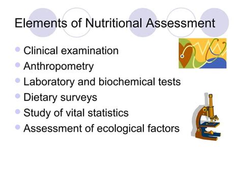 Assessmentof Nutritional Status Ppt