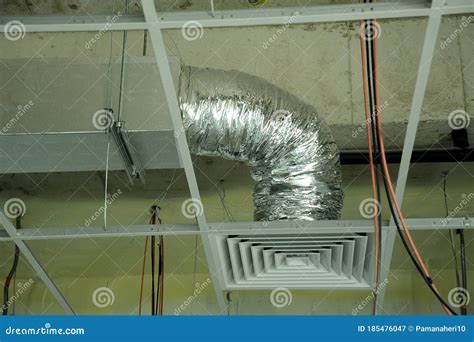 Mechanical Ducting And Diffuser Stock Image Image Of Fashion Person
