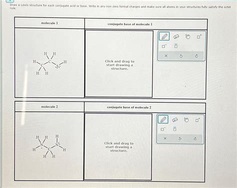 Solved Draw A Lewis Structure For Each Conjugate Acid Or
