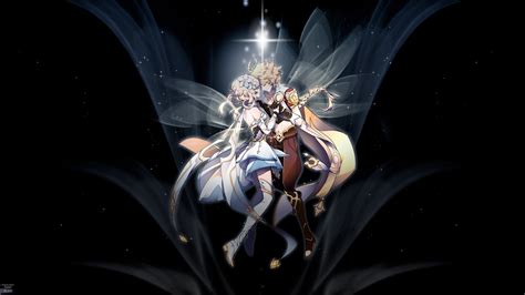 Aether And Lumine Dance K Hd Genshin Impact Wallpapers Hd Wallpapers