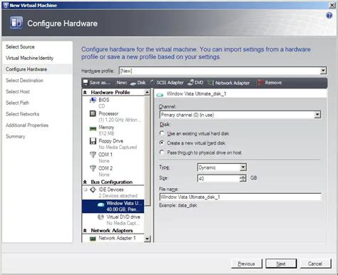 File Vmm New Vm Hardware Settings  Virtuatopia