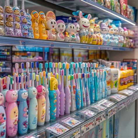 Colorful Toothpaste On Shelf In The Supermarket Stock Illustration