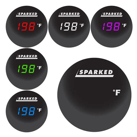 Digital Thermometer 12v Temperature Sensor 34°f 200°f With 18ft Cable Resilientsounds