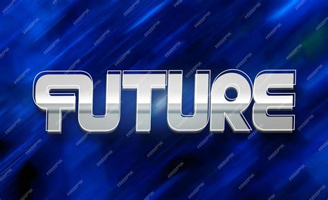 Premium Psd Abstract Futuristic Text Effect Template Design