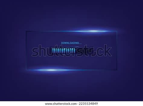 Digital Downloading Visulization Background Energy Light Stock Vector Royalty Free 2235534849