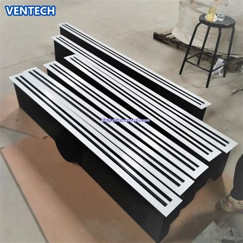 Hvac Air Conditioning Linear Slot Diffusers Selection Vav Slot Ceiling Diffuser With Plenum Box