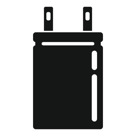 Semiconductor Capacitor Icon Simple Vector Electric Component 14865317