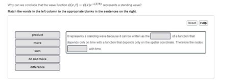 Solved Why Can We Conclude That The Wave Function T T Chegg