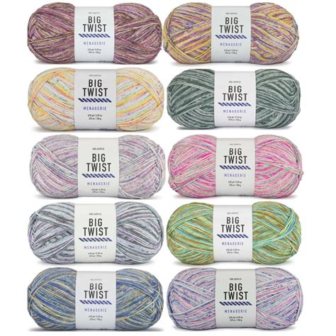 Big Twist Menagerie Yarn 410 Yds 3 Wt Dk Light Worsted Acrylic