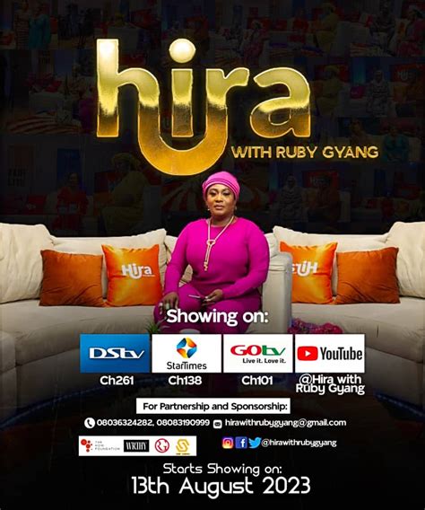 Unveiling “hira With Ruby Gyang” Nigeria S Most Prominent Talk Show