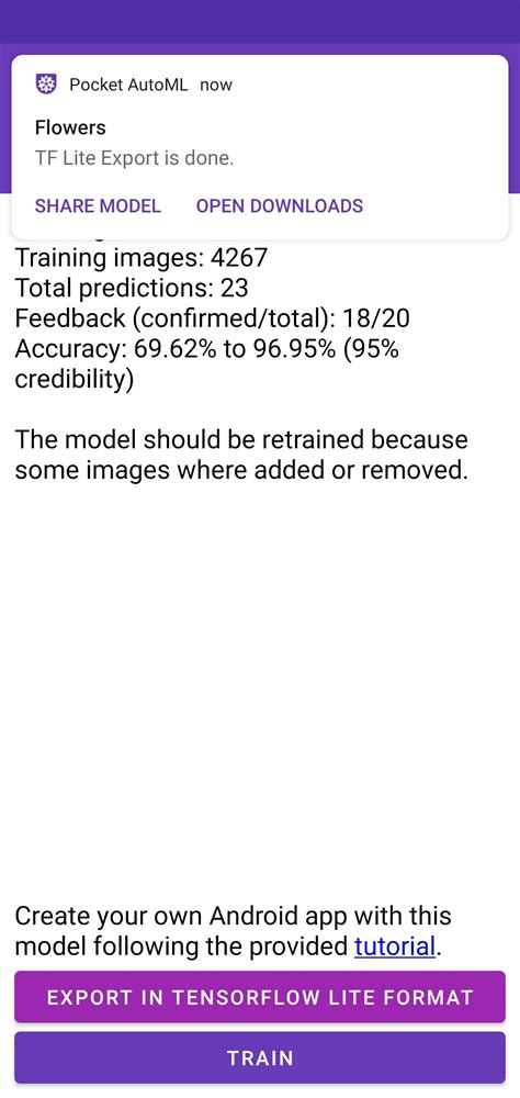 Pocket Automl Train A Deep Learning Model On Your Phone Export In In