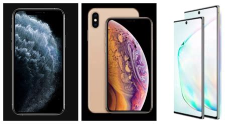 Compare IPhone Pro Max VS Apple IPhone XS Max VS Samsung Galaxy Note
