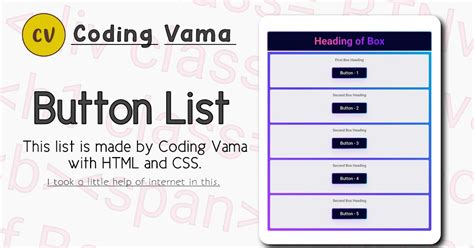 Button List Button List For Blogger Stylish Buttons Stylish Button List For Blogger
