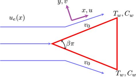 The Physical Flow Configuration Of The Problem Download Scientific Diagram