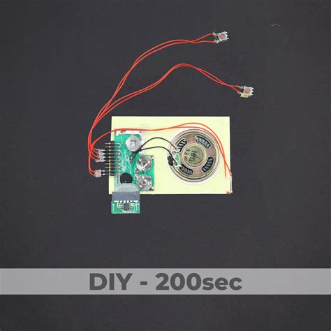 DIY Kit Light Activated Sound Module Push Buttons Sec BigDAWGS Greetings