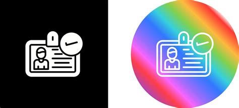 Id Verification Vector Icon 40930211 Vector Art At Vecteezy