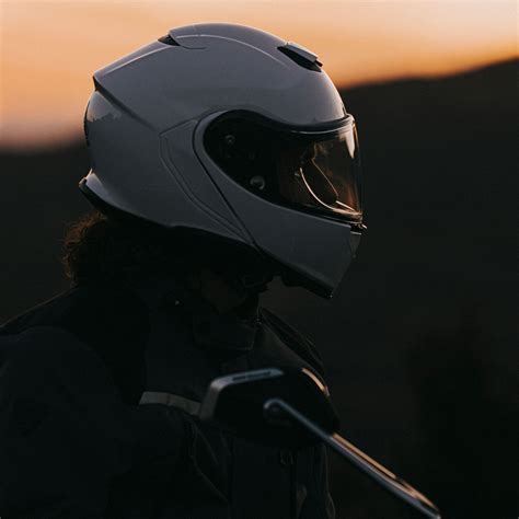 Shoei Modular Helmet Neotech3 White At Thunderbike Shop