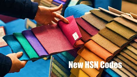Hsn Code List For Textile Fabrics At Alex Mckean Blog