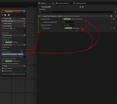 orienting decal along surface normal real time vfx