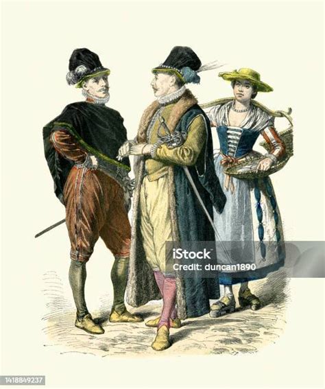 이탈리아의 전통 의상 이탈리아 파도바 학생과 농민 여성 16 세기 후반 패션사 16세기에 대한 스톡 벡터 아트 및 기타 이미지 16세기 16세기 스타일 검 Istock