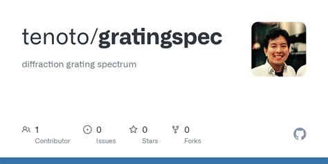 github tenoto gratingspec diffraction grating spectrum