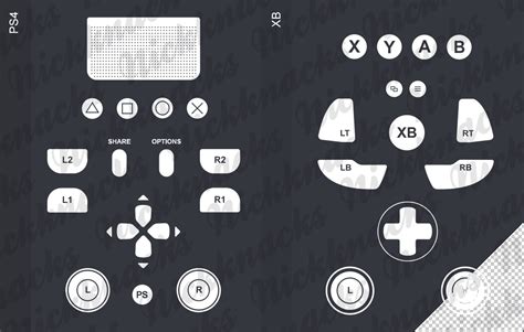 Controller Overlays And Button Kits 3 Styles X8 Controllers Keyboardmouse
