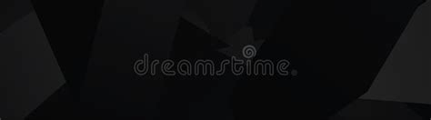 Abstract Black Geometric Pattern With Overlapping Angular Shapes Stock