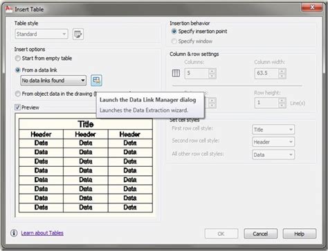 Semvad`s блог Excel таблицы в Autocad для чайников