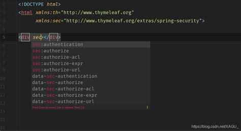 Springboot 2xx整合spring Security5和thymeleaf遇到的坑thymeleaf Extras