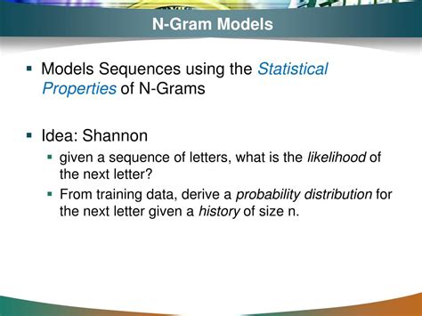 Ppt N Gram Models Powerpoint Presentation Free Download Id3809381