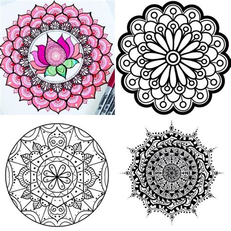 25 Easy Mandala Drawing Ideas Draw A Mandala