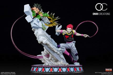 Hunter X Hunter Gon Vs Hisoka Statue Battle At Heavens Arena Comic