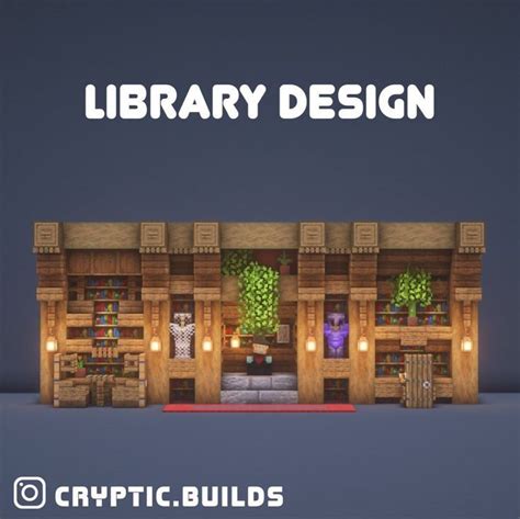 Library Design For Your Minecraft Project