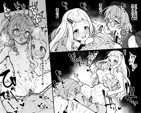 Rule 34 2girls Big Breasts Black And White Blush Breast Grab Breast Grab From Behind Breasts