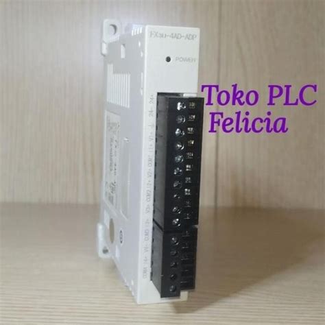 Jual Fx3u 4ad Adp Plc Mitsubishi Fx3u 4ad Adp Analog Input Module Original Kab Tangerang