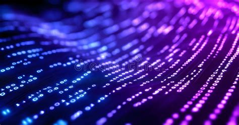 Streams Of Data Flow In A Flowing Wave Each Data Particle Is A Binary